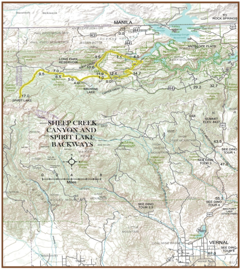 Sheep Creek Canyon & Spirit Lake Scenic Backways | Vernal Adventure Center